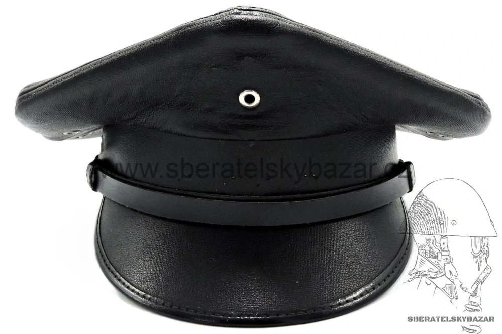 Kožená čepice městská policie 90. léta | Vojenský výprodej ...